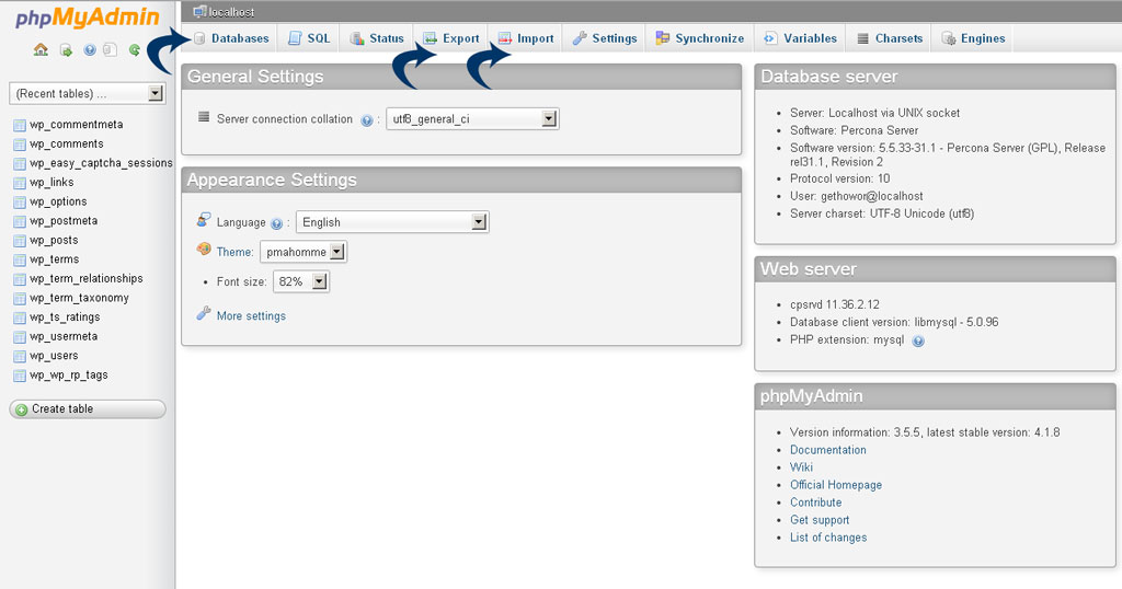 How to Optimize WordPress Database Using PhpMyAdmin - GetHow How to Optimize WordPress Database Using PhpMyAdmin - GetHow